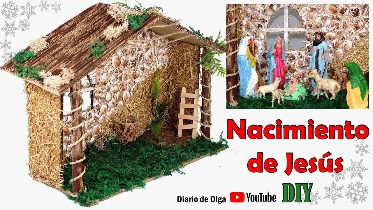 Cómo hacer un belén de Navidad paso a paso ️