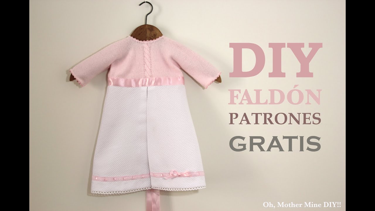 Cómo hacer un faldón de bebé paso a paso ️